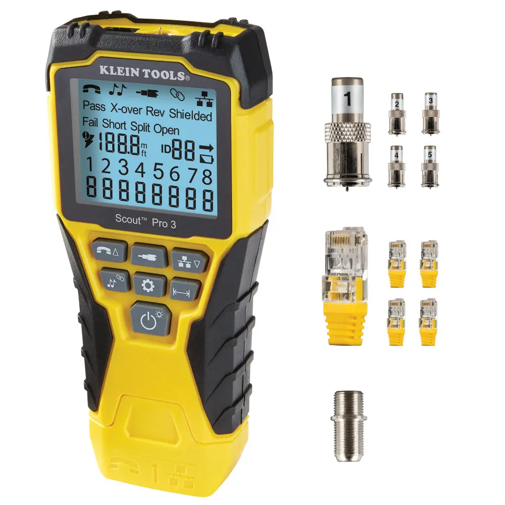 Klein Tools VDV501-851 Ethernet Cable Tester Kit sa Scout Pro 3 testerom