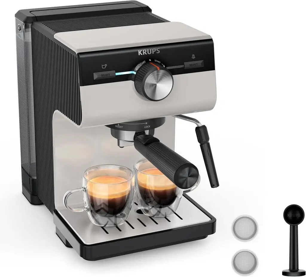 Krups Espresso aparat za kafu XP381B10, 15 bara