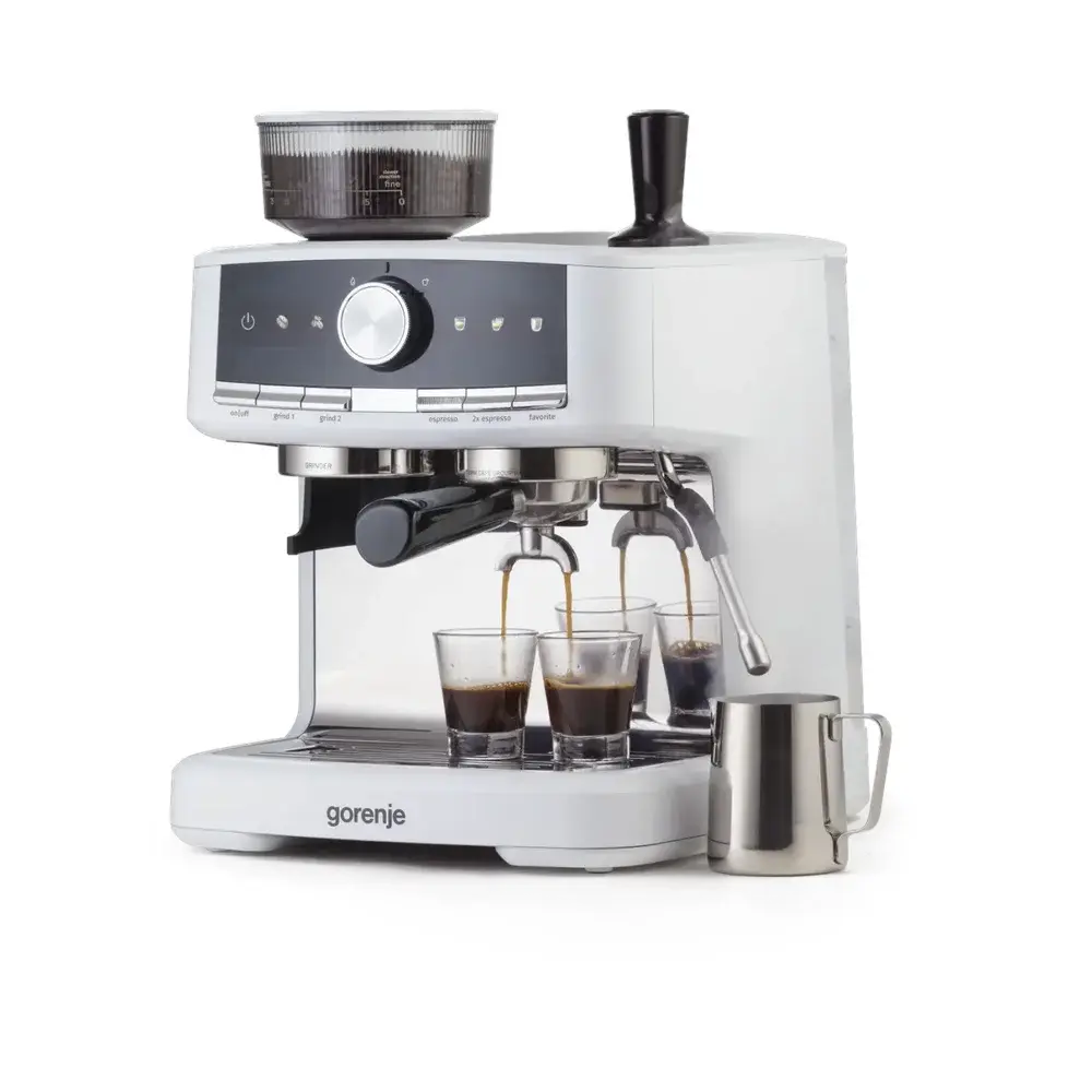 Gorenje Espresso aparat za kafu GSACM 20 W, 1550 W, Beli