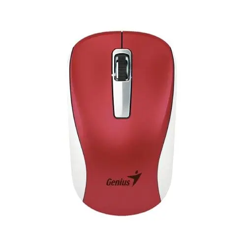 Genius Bežični miš NX-7010, 1600 DPI, USB, Belo-crveni