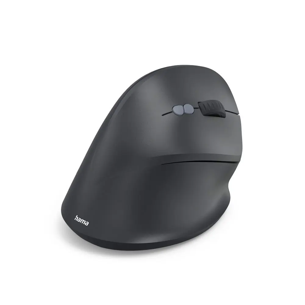 Hama Vertikalni ergonomski bežični miš 173088 EMW-500R, Crni