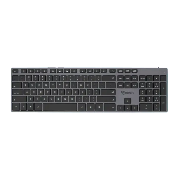 S-BOX Bežična tastatura WK 131, US, Crna