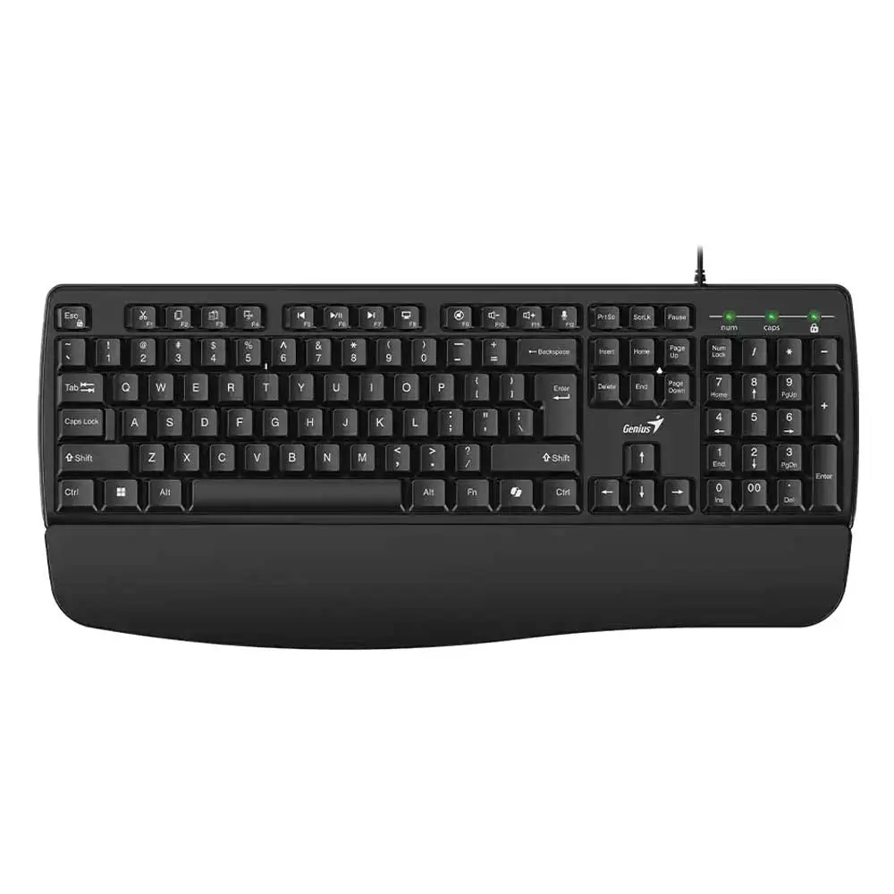 Genius Tastatura KB-123, US, USB, Crna
