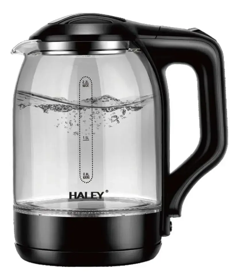 Haley Stakleni ketler HY8852, 2.2l, 1800W, Crni