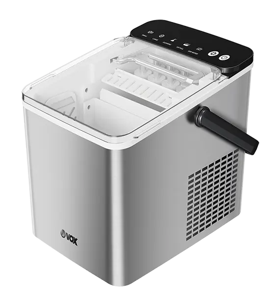 VOX Ledomat EM1008S, 150 W, Srebrne boje