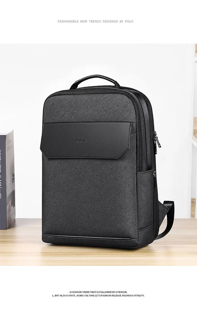 Polo Torba za laptop, Tamnosiva