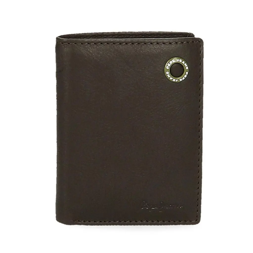 Muški kožni novčanik Pepe Jeans Badge 7371132, 10,5 cm, braon