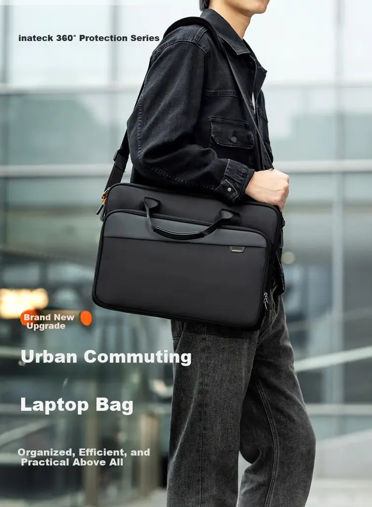 Inateck Torba za laptop, Crna