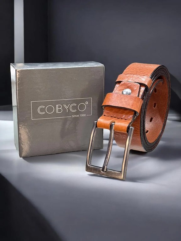 Cobyco Ručno pravljeni kaiš, Kožni, Braon