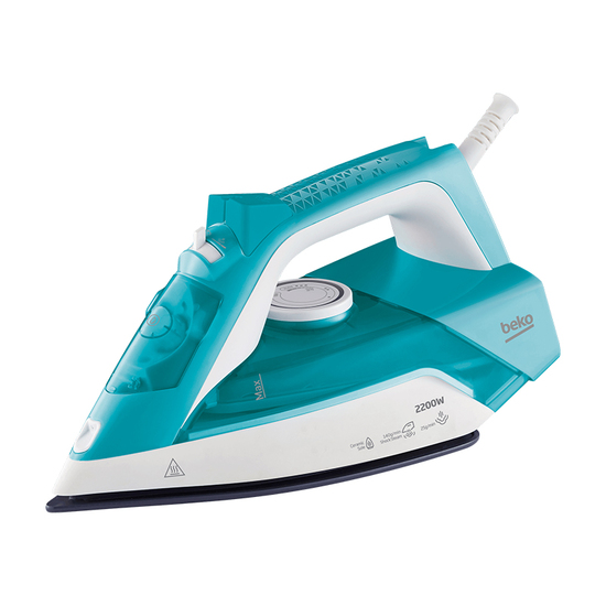 Pegla Beko SIM 3122 T, 2200 W, Udar pare: 140 g/min, Boja tirkizna