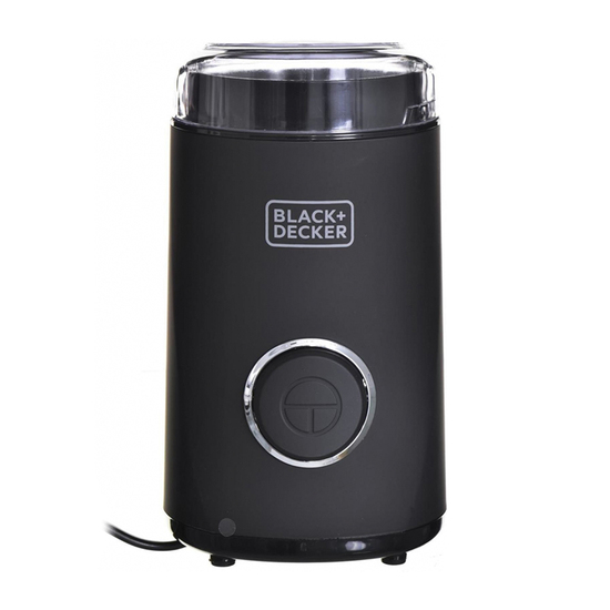 Mlin za kafu Black + Decker BXCG150E, 150 W, Crna boja