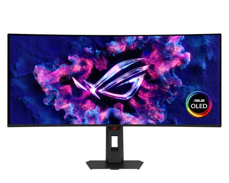Asus Gaming monitor 34" ROG Strix XG34WCDMS UWQHD 3440x1440 QD-OLED 280 Hz HDR10 zakrivljeni