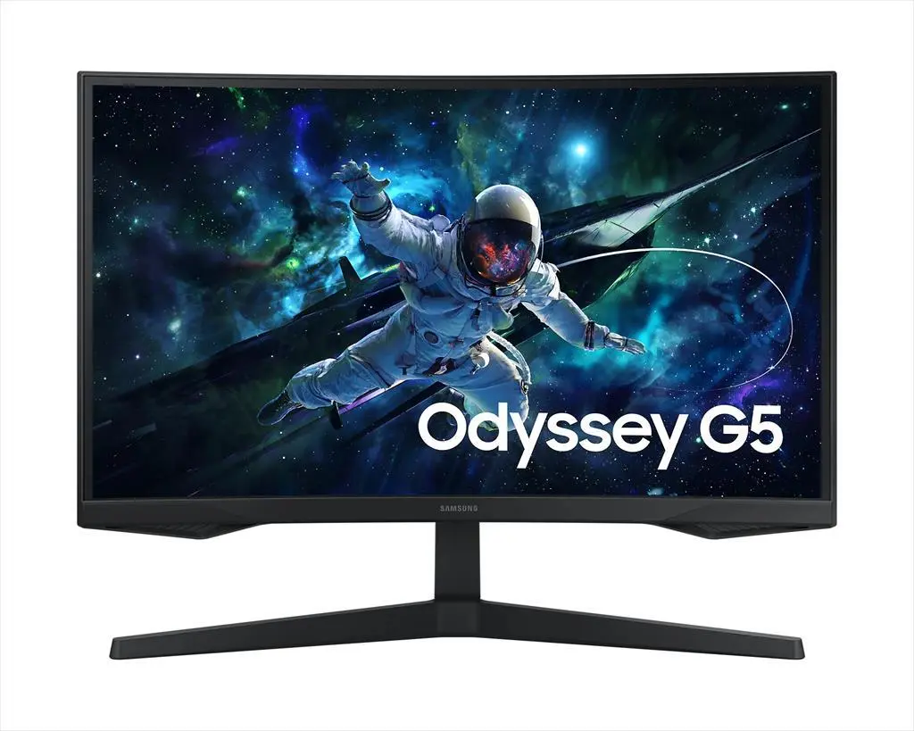 SAMSUNG monitor 27" Odyssey G5 G55C zakrivljeni Ls27Cg554Euxen, 1Ms, 165Hz