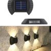 Solarne Lampe Za Fasadu I Ograde Školjka 4KOM