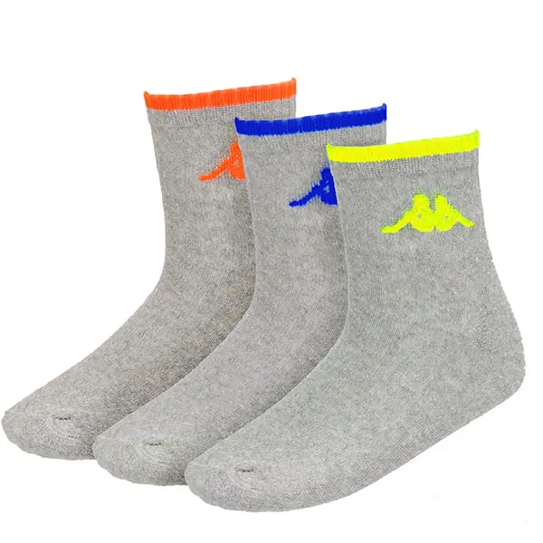 KAPPA Čarape Grip sive - 3 para