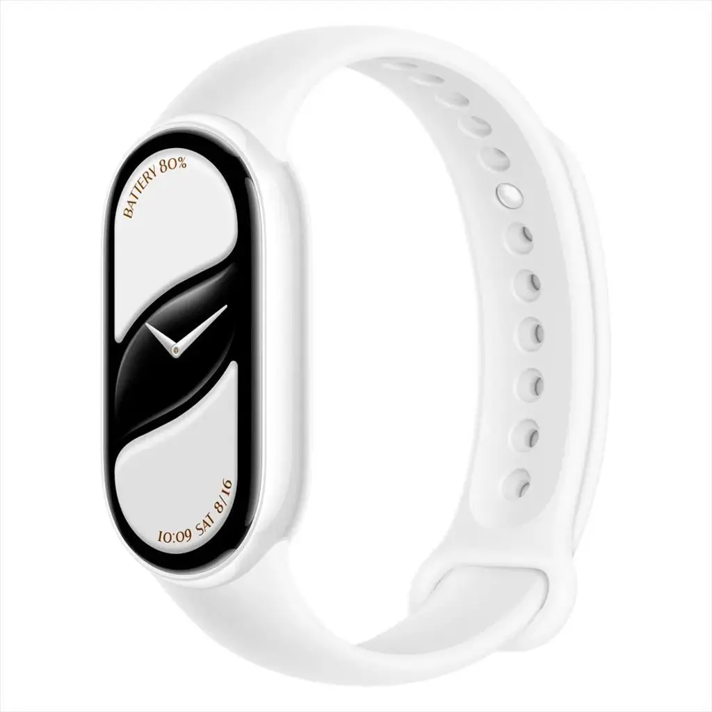 Xiaomi pametna narukvica Mi Band 10 1.72" AMOLED 60Hz keramičko izdanje, biserno bela