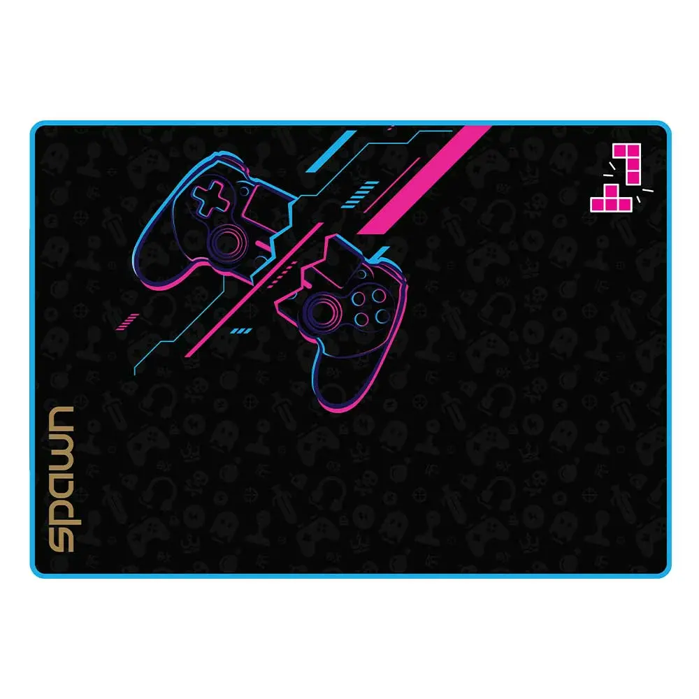 Spawn Gaming podloga za miš Neon Gamer, Crna