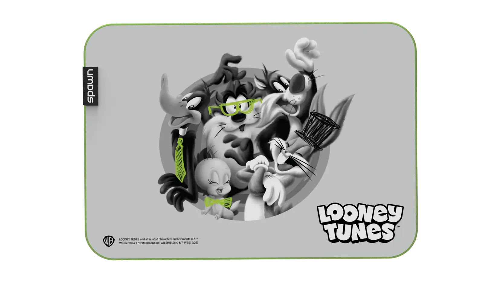 Spawn Gaming podloga za miša Looney Tunes M, Siva