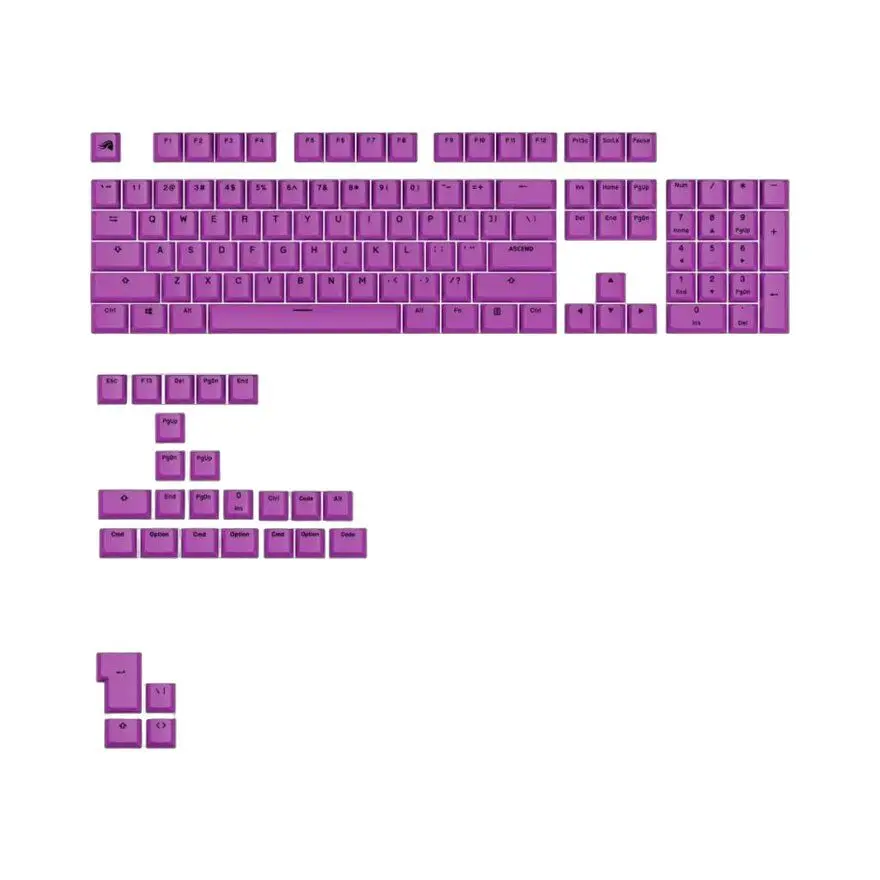 Glorious Zamenske kapice za tastaturu GPBT Epic Purple OEM PBT, Ljubičaste