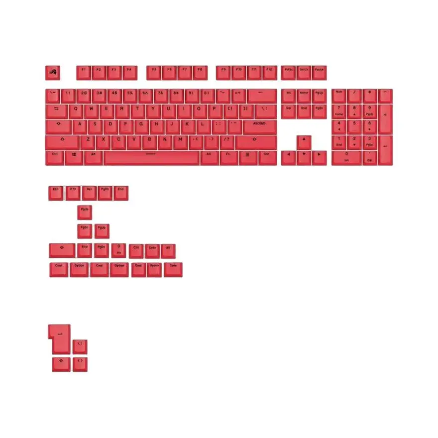 Glorious Zamenske kapice za tastaturu GPBT Basic Revive Red, Crvene