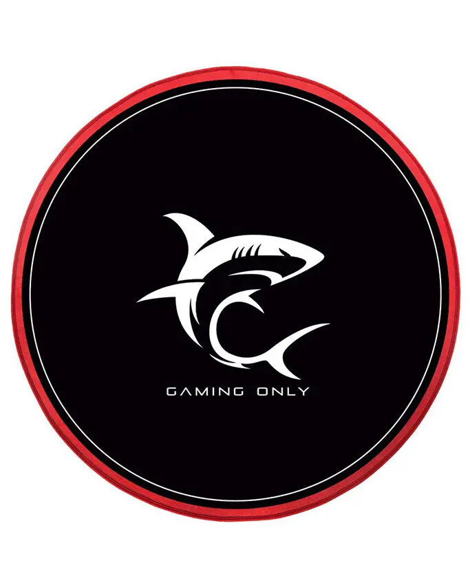 White Shark Podloga za stolicu Gaming only, Crno-crvena