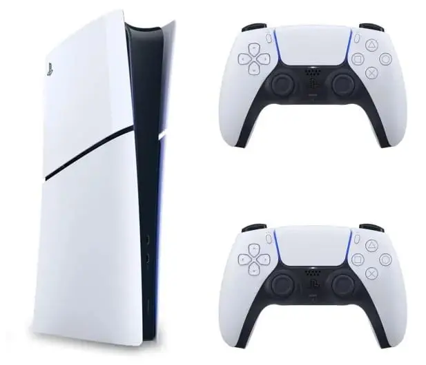Soni konzola PlayStation 5 - 825 GB Slim - digitalno izdanje + Dualsense, bela