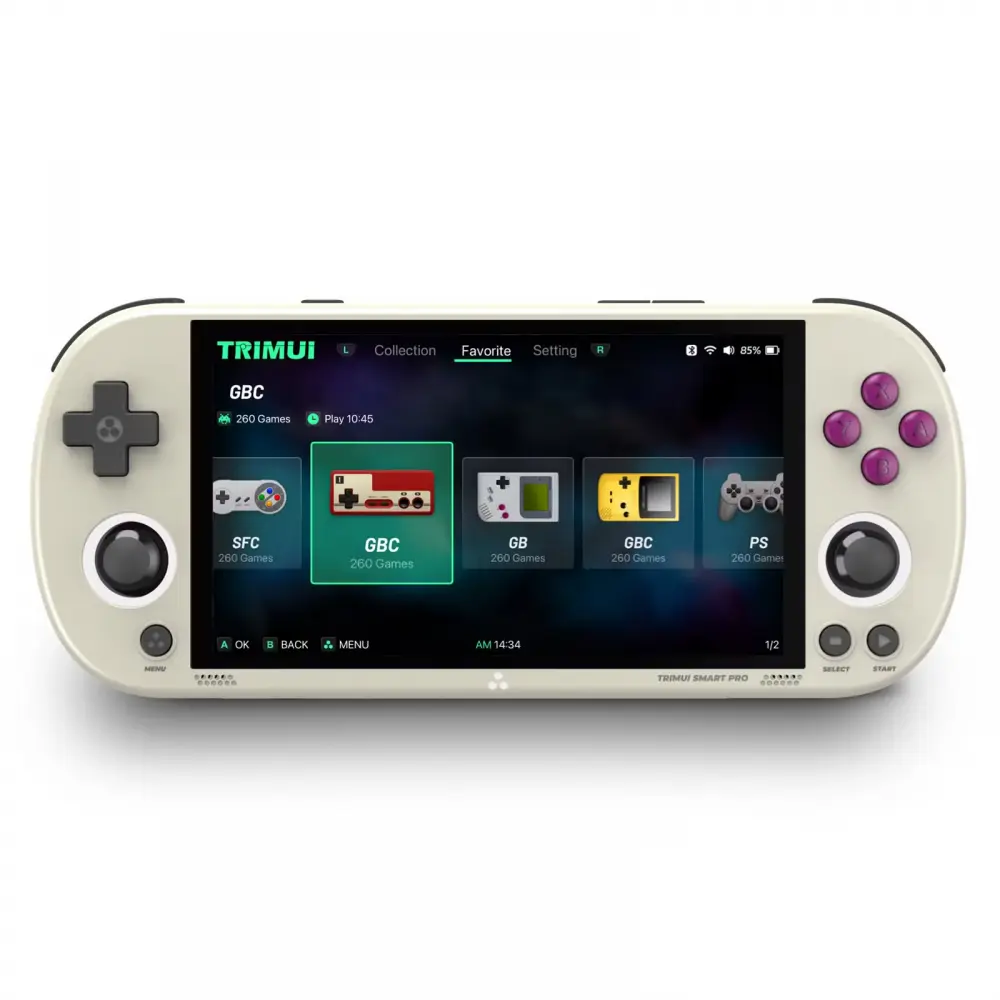 TrimUI Konzola za igranje Smart PRO 64G, Bež