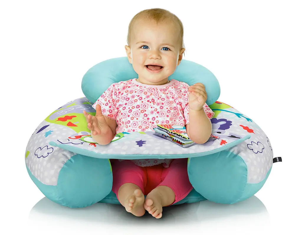 Aberto Design Fotelja za bebe Funny Animals, Plava