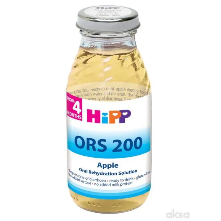 Hipp Sok za bebe ORS, Jabuka, 200ml