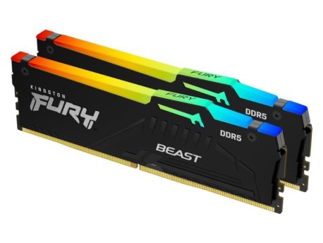 KINGSTON DIMM DDR5 64GB 2x32GB kit 6.000MT/s FURY Beast RGB EXPO KF560C36BBE2AK2-64