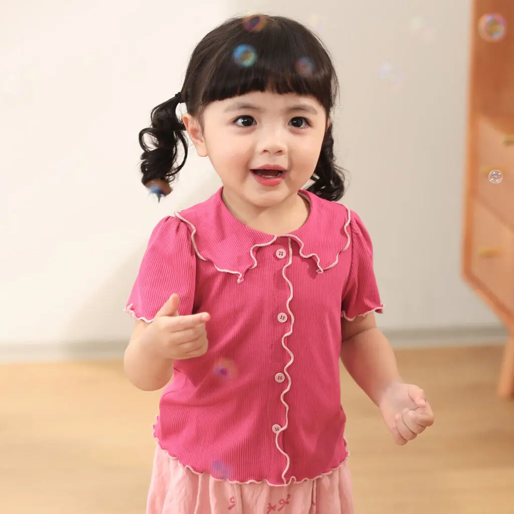 Luson Majica kratkih rukava za bebe, Roze