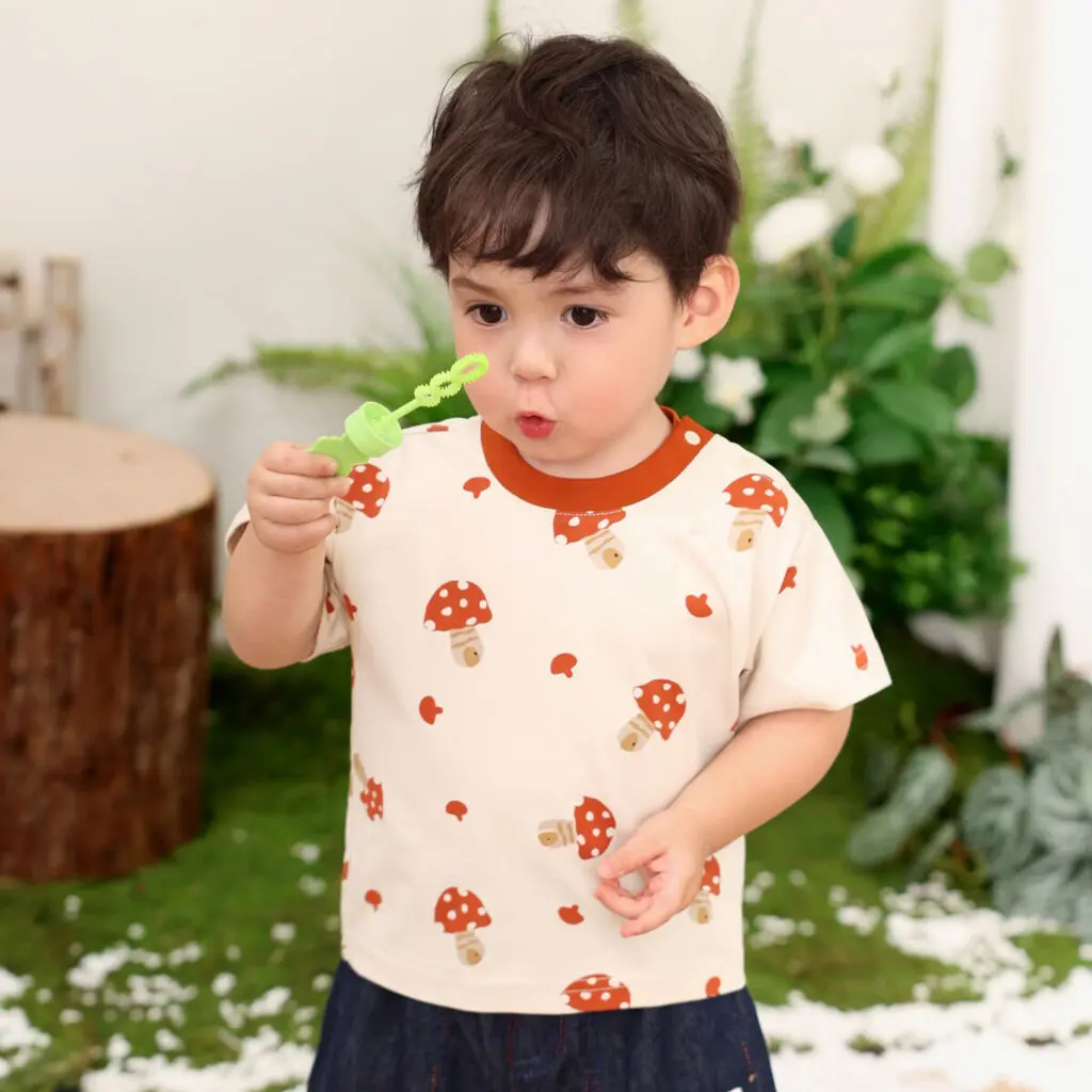 Luson Majica kratkih rukava za bebe dečake, Bež