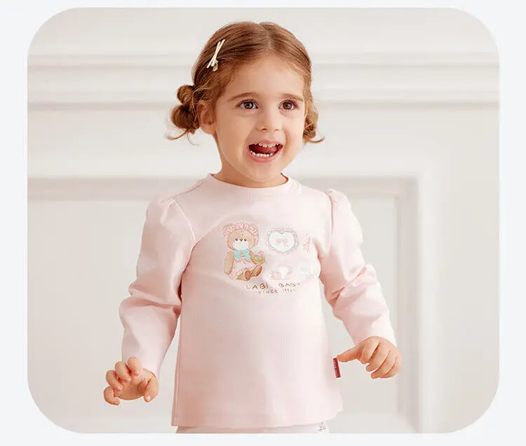 Labi Baby Majica dugih rukava za devojčice, Roze