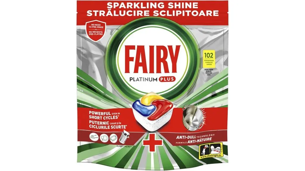 Fairy Tablete za mašinu za pranje sudova Platinum Plus, 102 komada