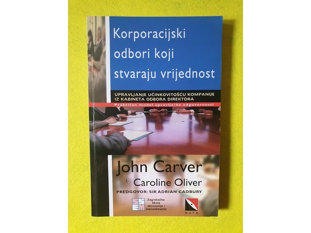 Carver - Korporacijski odbori koji stvaraju vrijednost