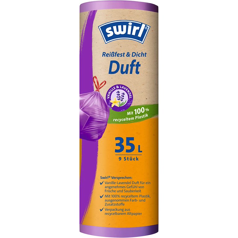 Kese za smeće sa zateznom kanapom i mirisom lavande 35l/9