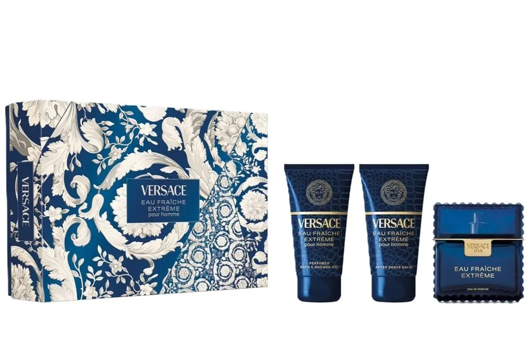Versace Muški parfemski set Eau Fraiche Extreme Men, EDP, 50 ml+After shave, 50ml+Gel za tuširanje, 50ml