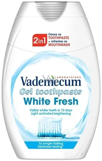Vademecum Pasta za zube 2 u 1 White Fresh, 75 ml