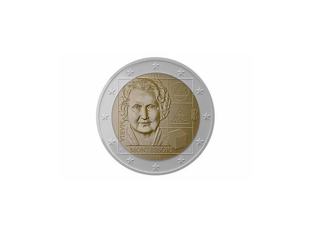 ITALIJA 2 euro 2020. UNC Montessori