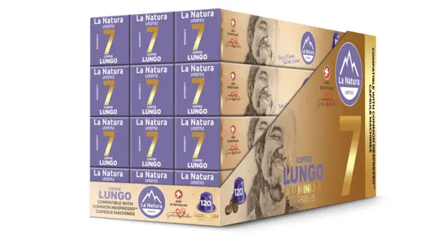 La Natura Lifestyle Kapsule za kafu Lungo, Nespresso kompatibilne, 120 kapsula