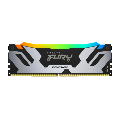 DDR5 24GB 8000MT/s [FURY RENEGADE RGB], Non-ECC UDIMM, CL38 1.45V, 288-pin 1Rx8, Silver/Black, w/RGB Heatsink, XMP