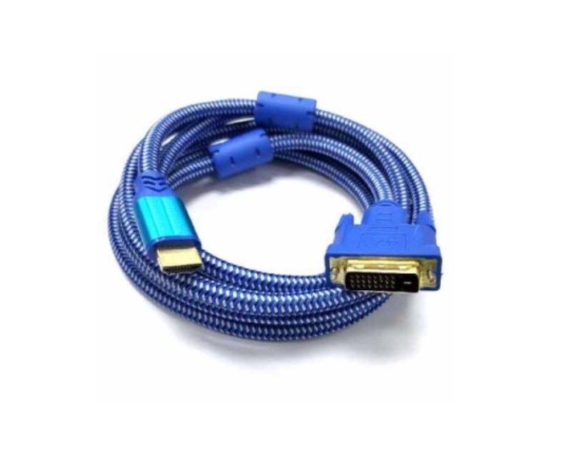 Kabl HDMI na DVI(24+1) 1.5m (m/m) plavi
