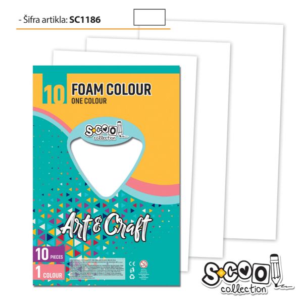S-COOL Eva pena bela, set 1/10 sc1186