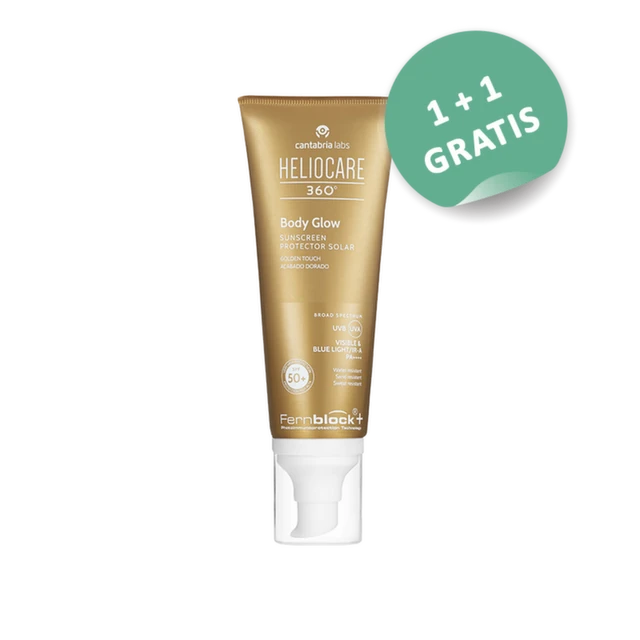 Heliocare 360° Body Glow SPF50, 100ml, 1+1 gratis