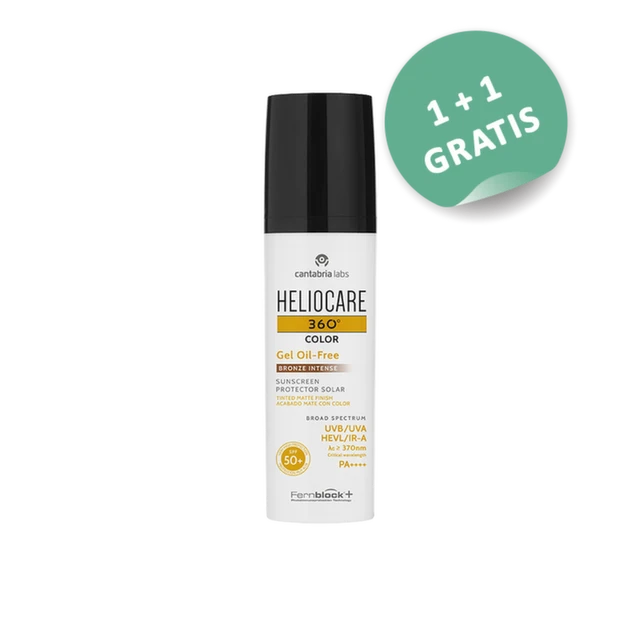 Heliocare 360° Color Gel Oil-Free SPF50 - bronze, 50ml, 1+1 gratis