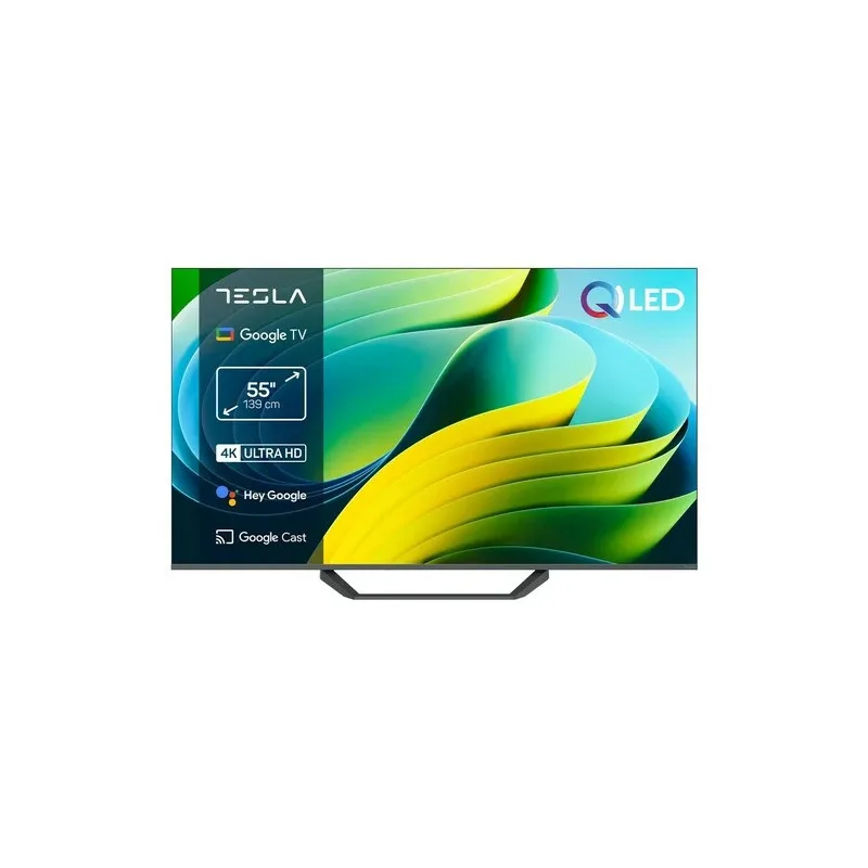 SMART QLED TV 55 Tesla Q55E655GUS 3840×2160/UHD/4K/DVB-T/T2/C/S/S2/GoogleTV