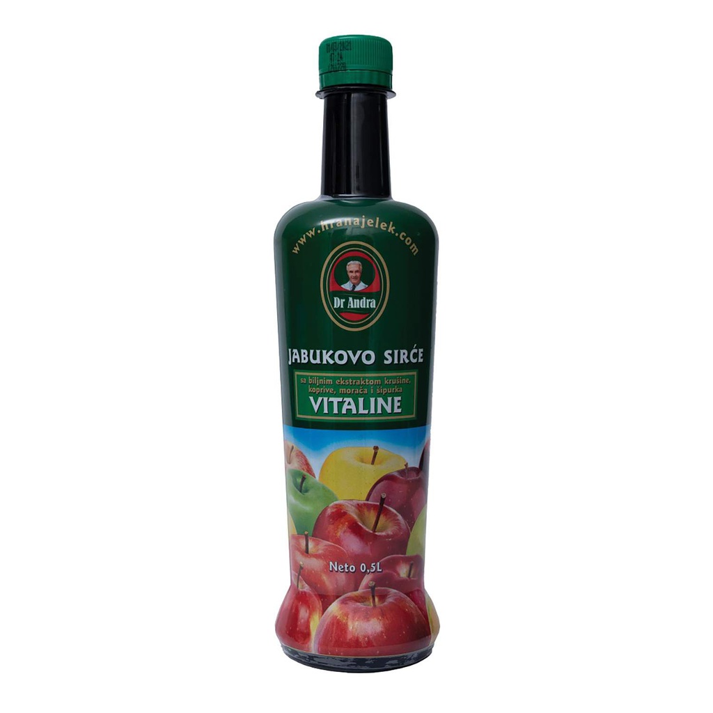 SIRCE JABUKOVO VITALINE 500ML DR ANDRA