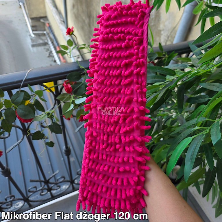 Mikrofiber Flat Džoger 120cm- PINK