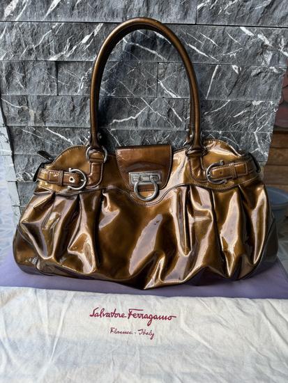 SALVATORE FERRAGAMO Gancini Torba Tasna ORIGINAL