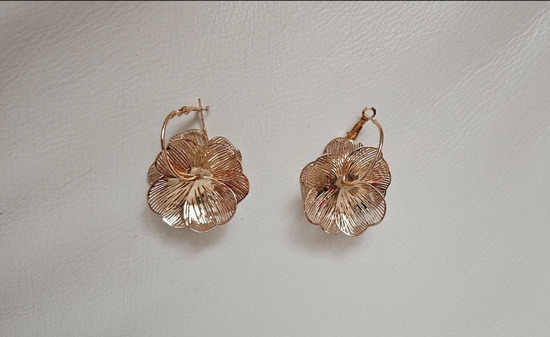 Rez%Filigree Floral Drop Dangle minđuše, novo
